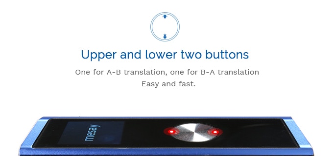 MESAY-20 Languages Voice Translator-You say,I know | Indiegogo