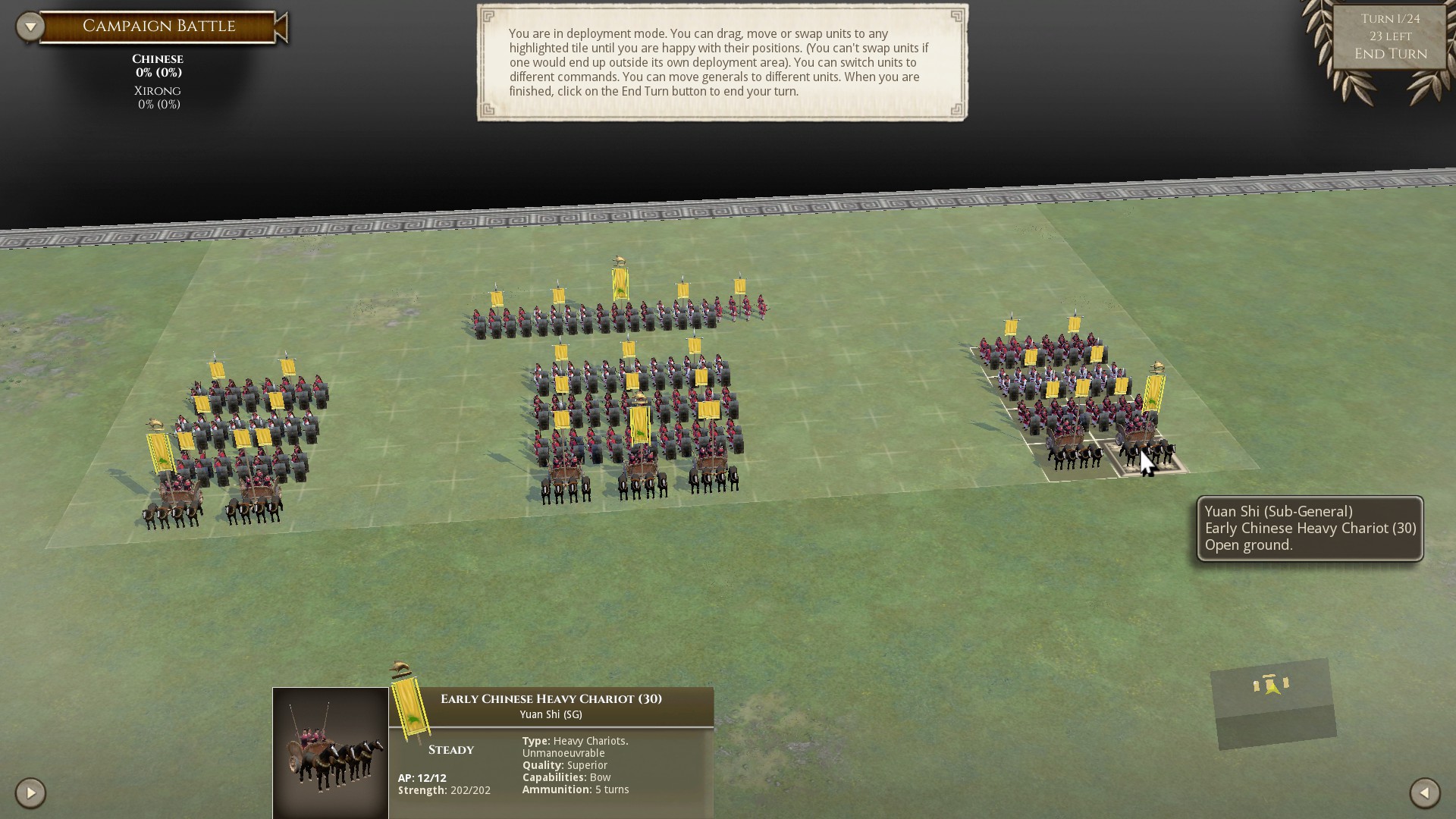 Classic Zhou dynasty battle formation - Slitherine