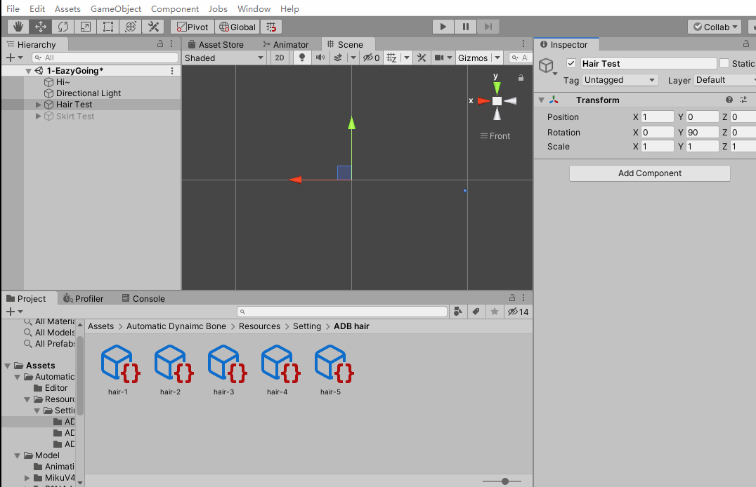 GitHub - makeplayhappy/automatic-dynamicBone-en: unity bone cloth spring system, base by jobs ...