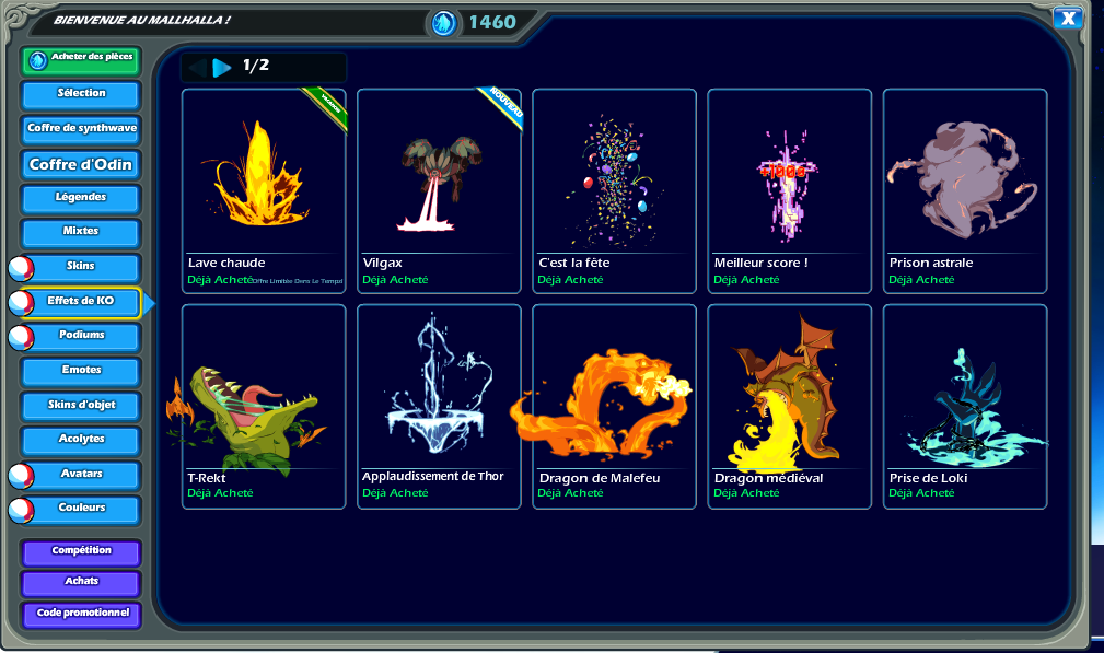 Sold - Account brawlhalla all skins and DLC ( Avatar LTC and combo ...