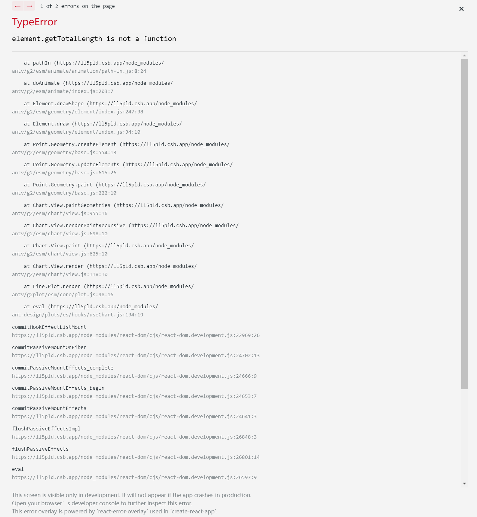 🐛[BUG] 折线图启用数据点后崩溃 · Issue #1253 · ant-design/ant-design-charts · GitHub