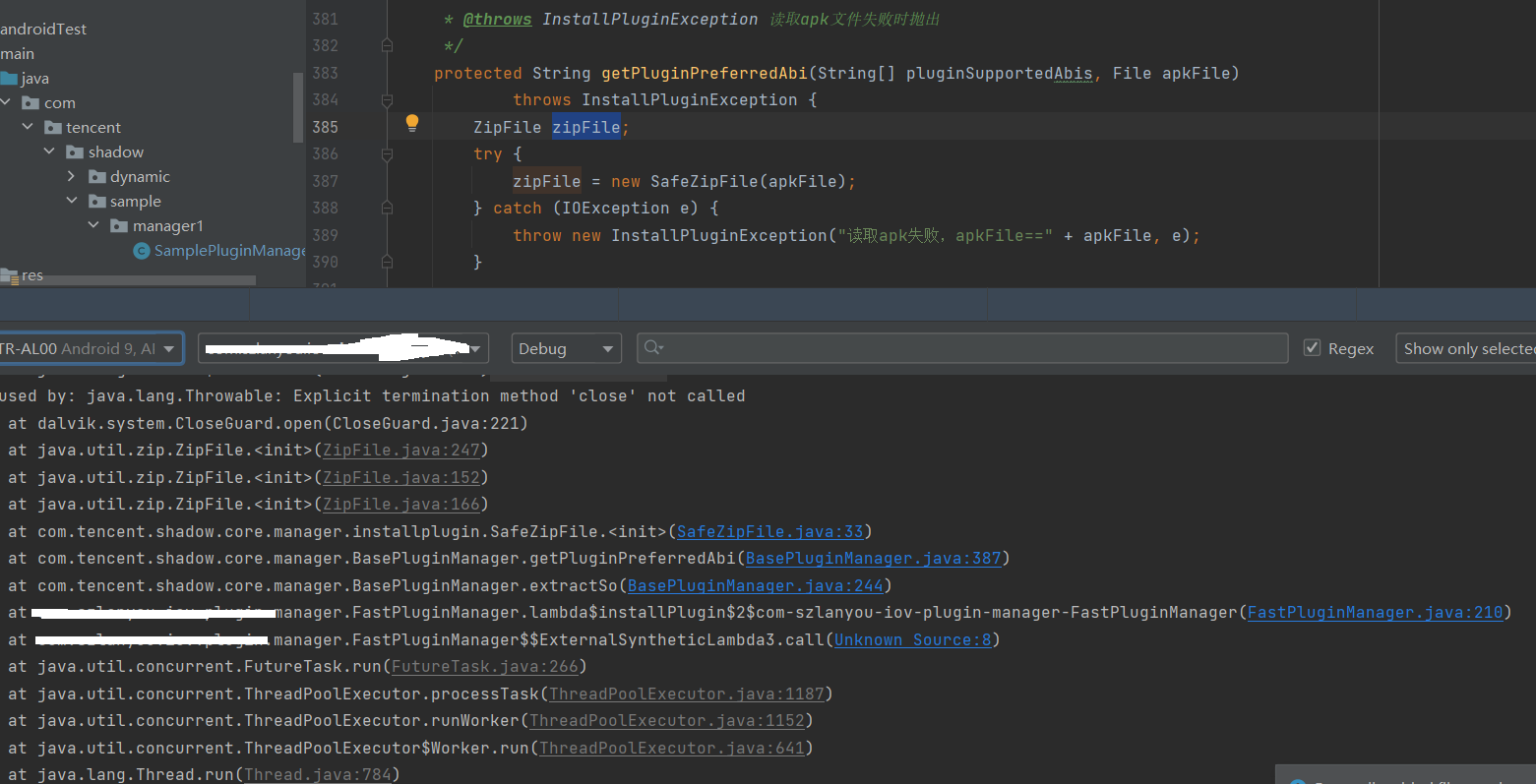 有文件流没有释放 · Issue #928 · Tencent/Shadow · GitHub