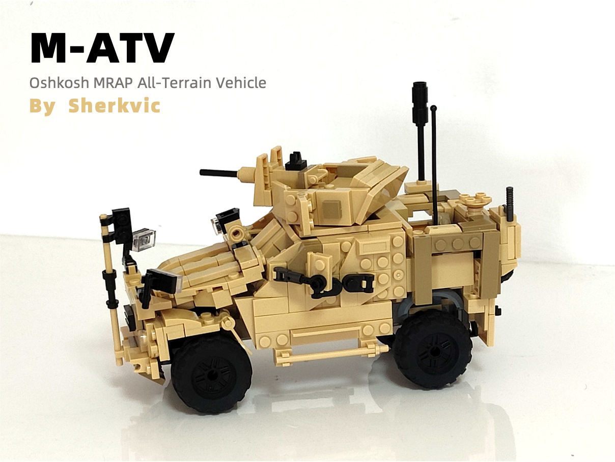 LEGO MOC Oshkosh M-ATV / MRAP All-Terrain Vehicle by sherkvic ...