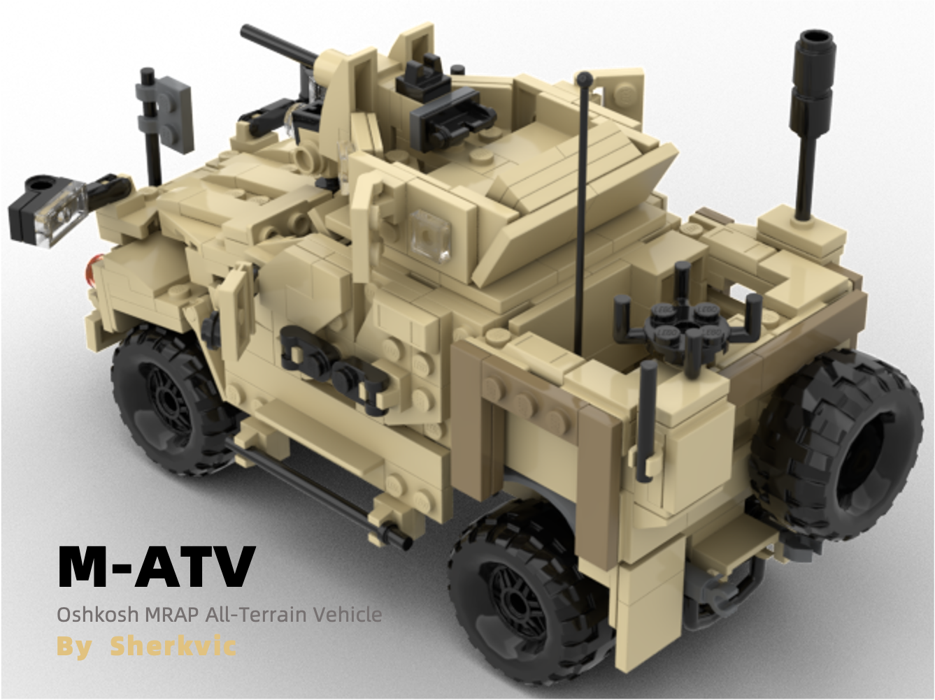 LEGO MOC Oshkosh M-ATV / MRAP All-Terrain Vehicle by sherkvic ...