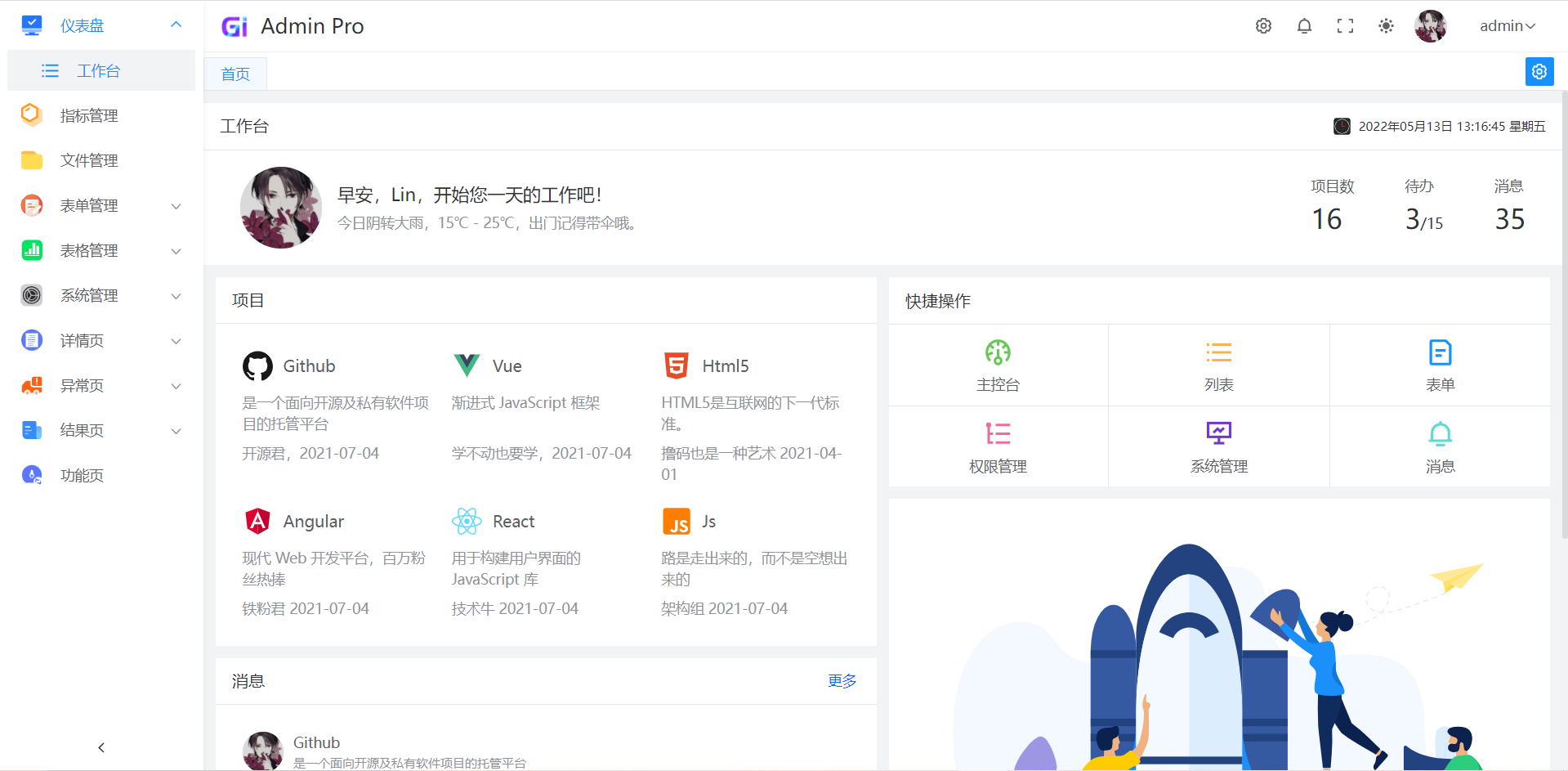 Gi Admin Pro Vue Admin