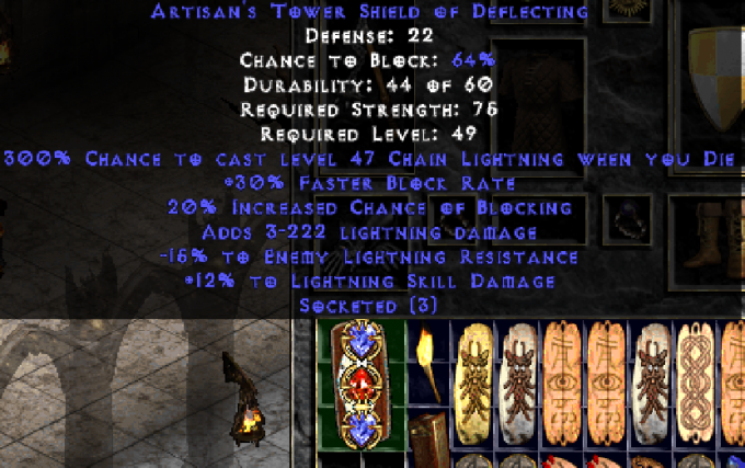 Jeweler's Tower Shield Of Deflecting Not A Jmod - Topic - d2jsp