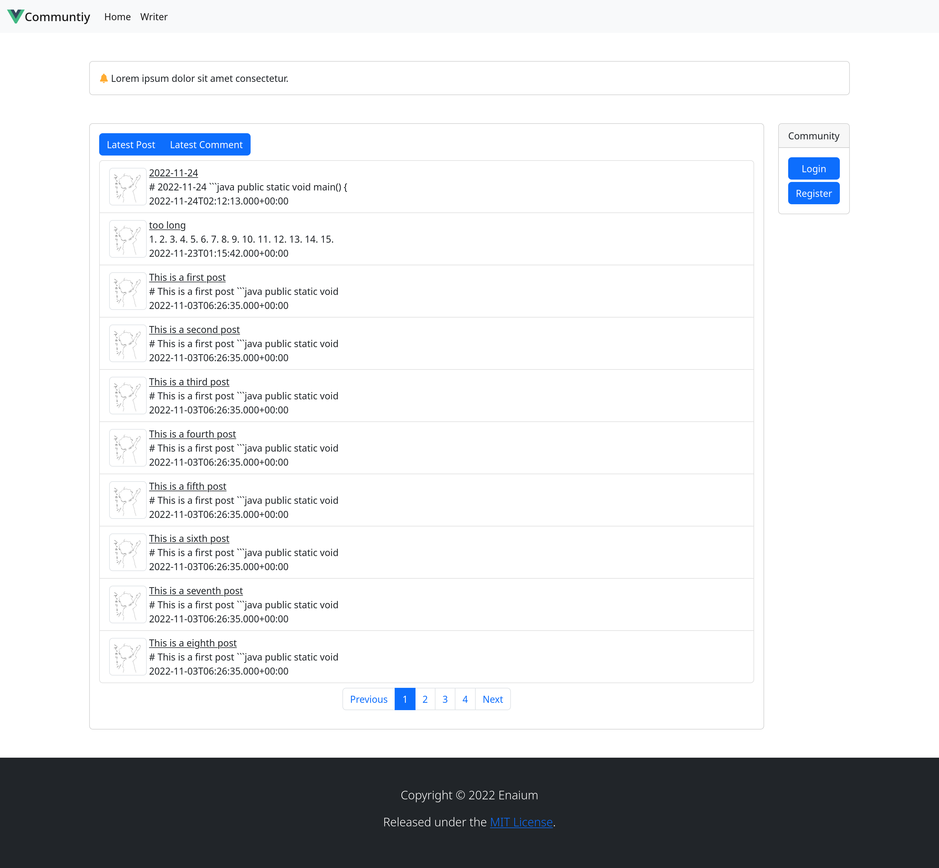 GitHub - Enaium/practice-community: A simple community