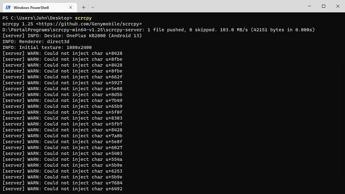 Cannot Use The Keyboard To Enter Text With Usb Debugging Open · Issue