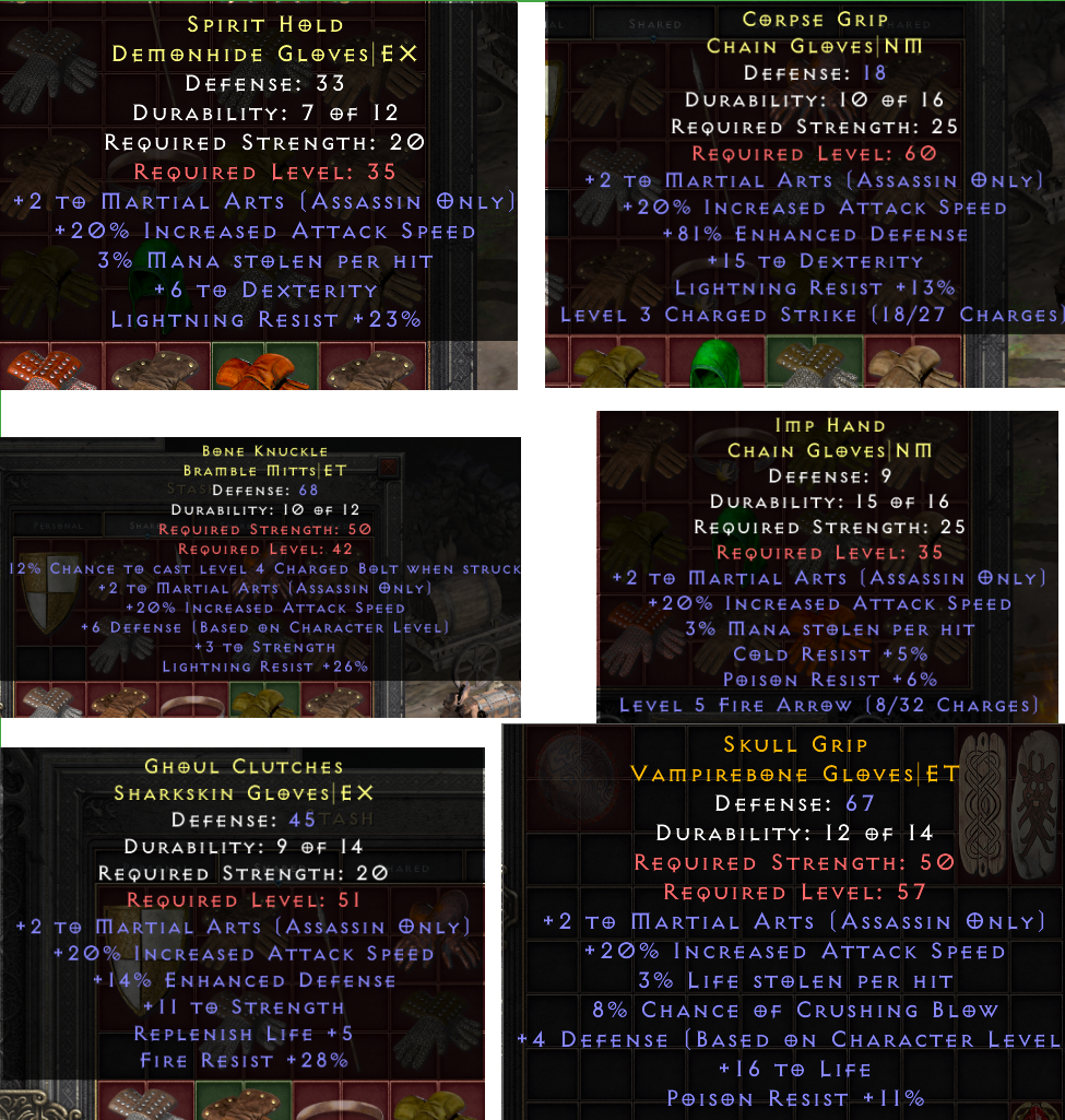 Ft Martial Arts @ Javelin And Spear Gloves - Topic - d2jsp