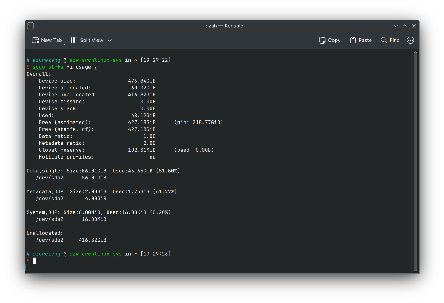 Arch Linux+btrfs配置简明指南 – Azure Zeng Blog